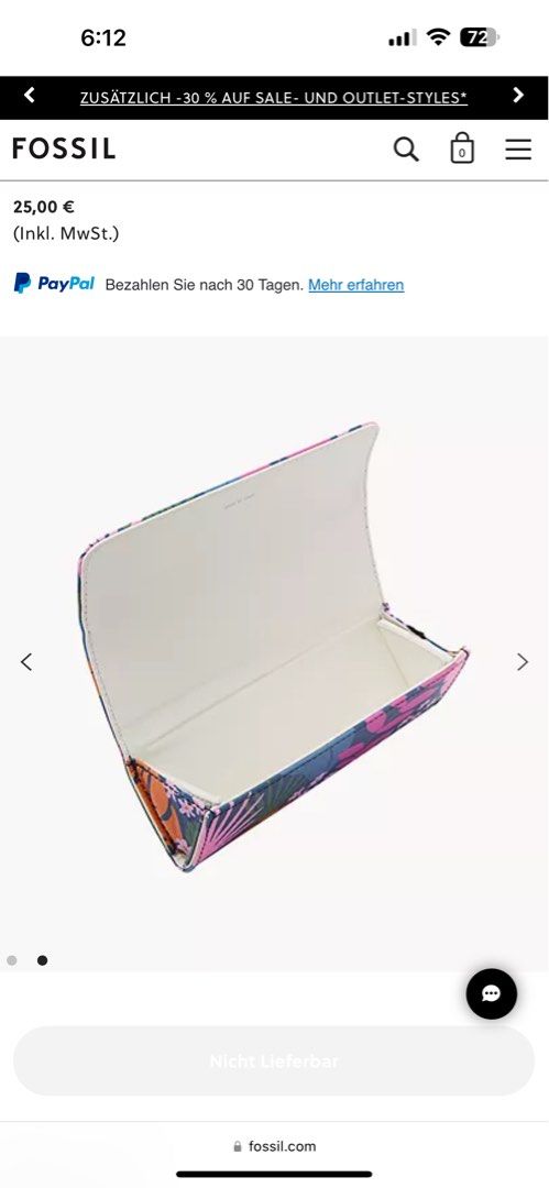 Fossil Sunglass Case, Women's Fashion, Watches & Accessories ...