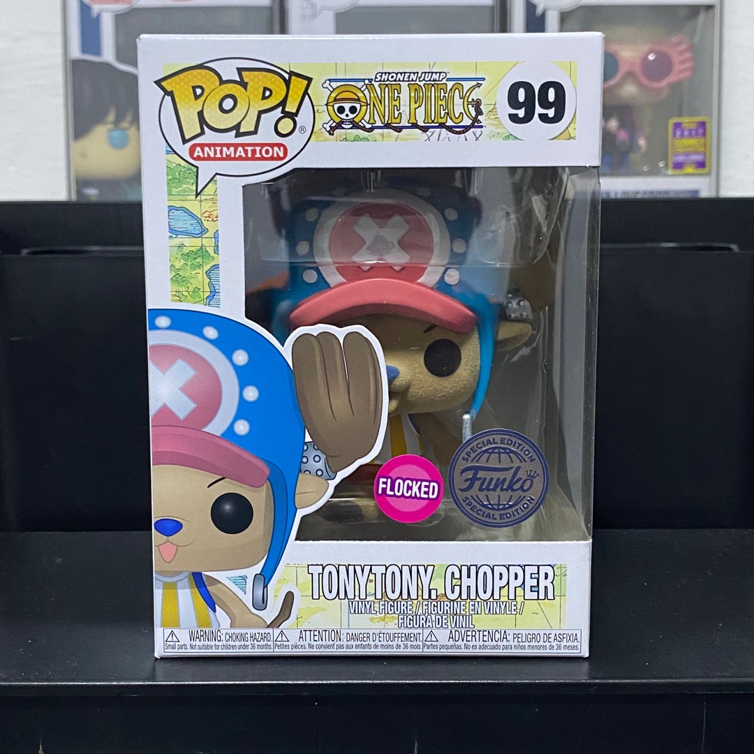 Funko Pop Flocked Chopper One Piece Anime, Hobbies & Toys, Toys & Games ...