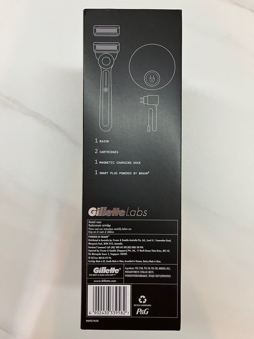 Gillette Labs Heated Razor Starter Kit, Beauty & Personal Care, Men's ...
