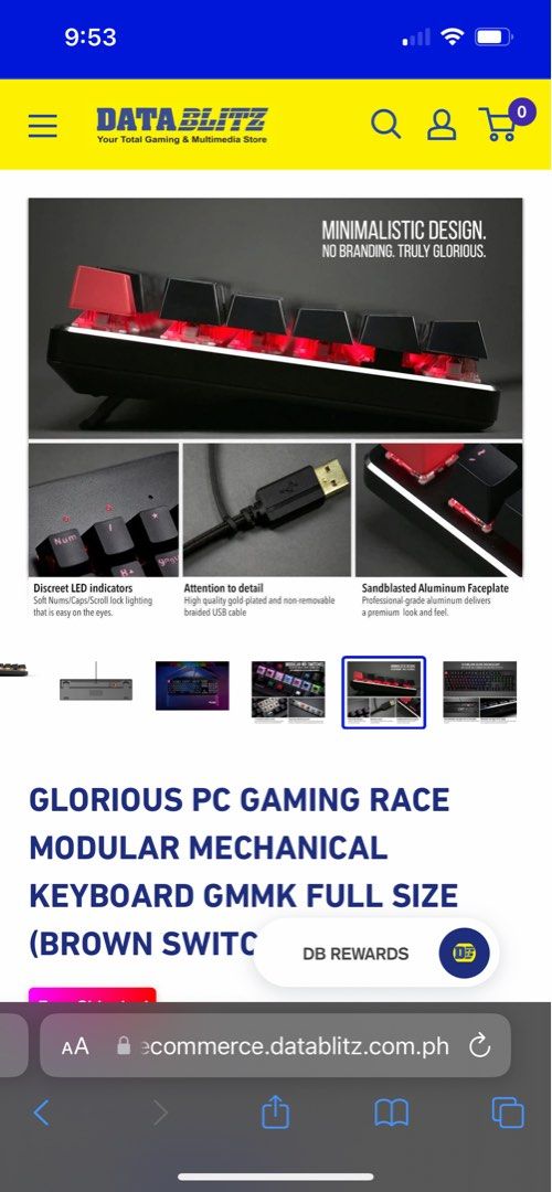 Glorious GMMK Full Sized Mechanical Keyboard, Computers & Tech, Parts & Accessories, Computer ...