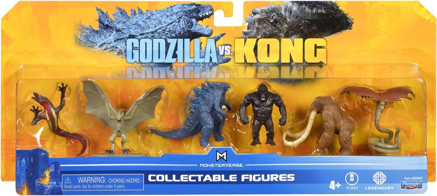Godzilla 2'' GvK Minifigure Bundle Pack, Multicolor, Hobbies & Toys ...