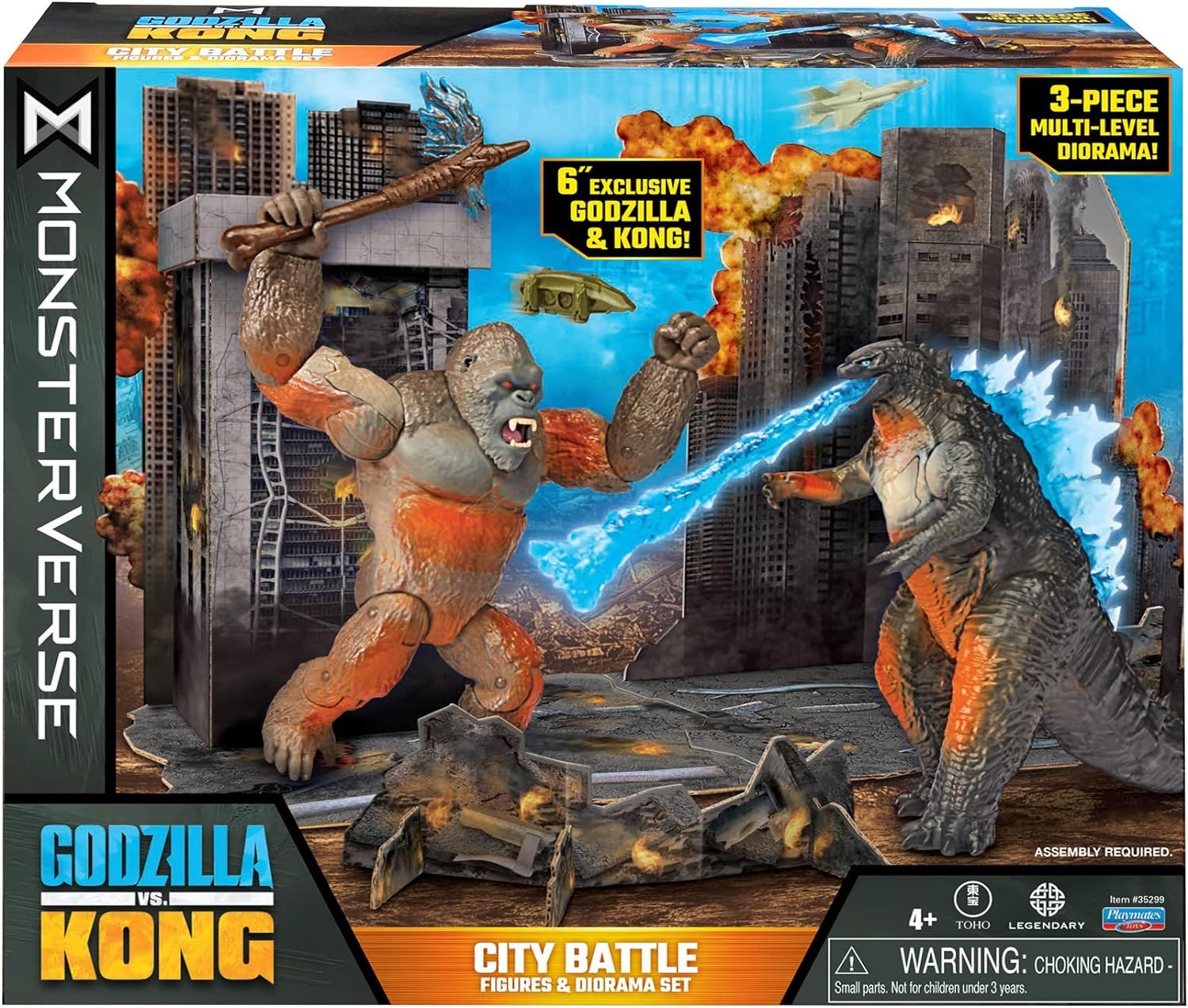 Godzilla Monsterverse City Battle Pack, Multicolor, Hobbies & Toys ...