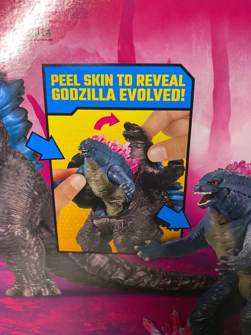 Godzilla X Kong - 7" TITAN GODZILLA EVOLUTION FIG - PEEL AND REVEAL ...