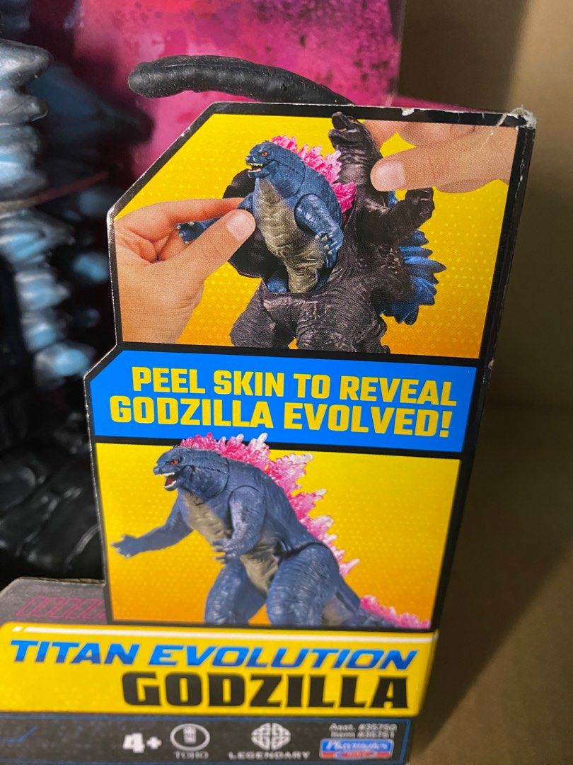 Godzilla X Kong - 7" TITAN GODZILLA EVOLUTION FIG - PEEL AND REVEAL ...