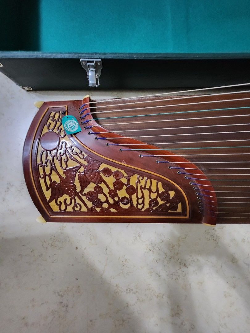 Gu zheng - Full size 21 strings @ $180. With casing and support stand ...