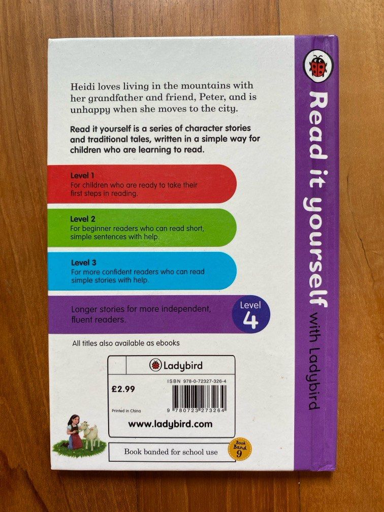 Heidi Read It Yourself with Ladybird Level 4 Collection, Hobbies & Toys, Books & Magazines ...