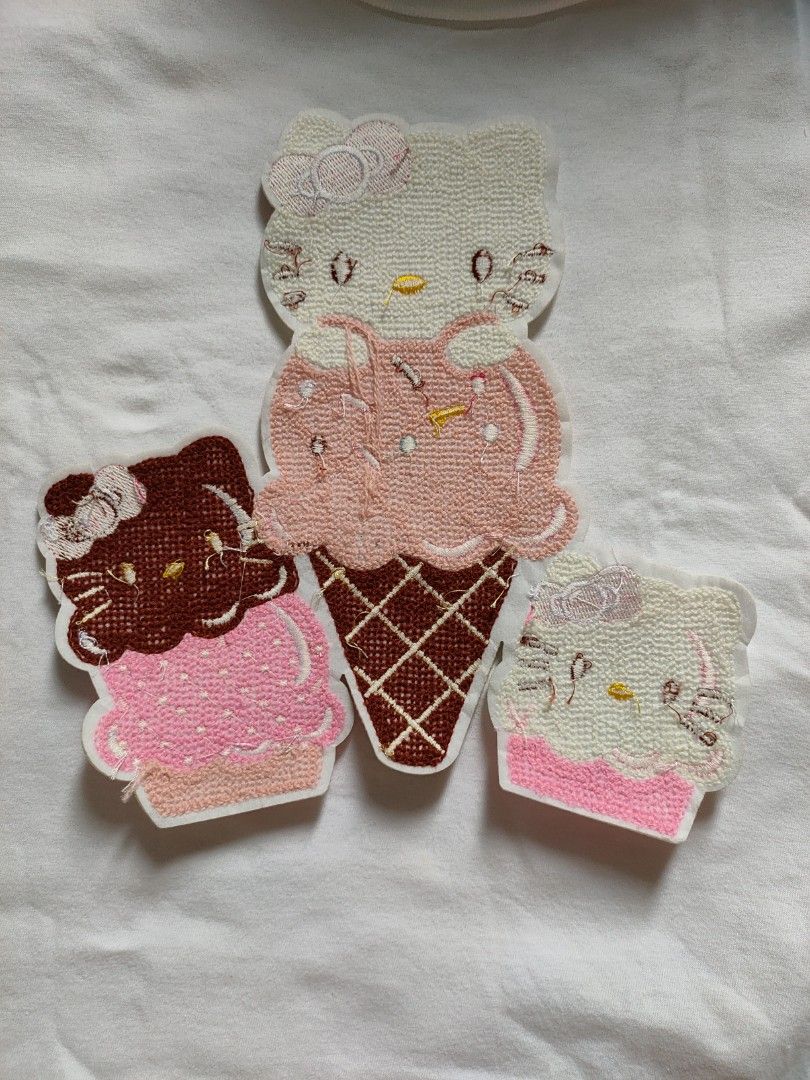 Big Size Hello Kitty Patch Melody Patch / DIY Patches For Clothes ...
