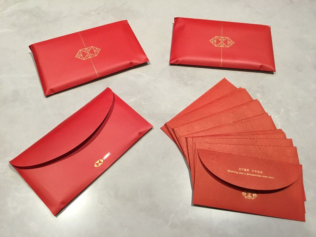 HSBC 2024 CNY Ang Pow Red Packet Hong Bao Year of the Dragon, Hobbies ...