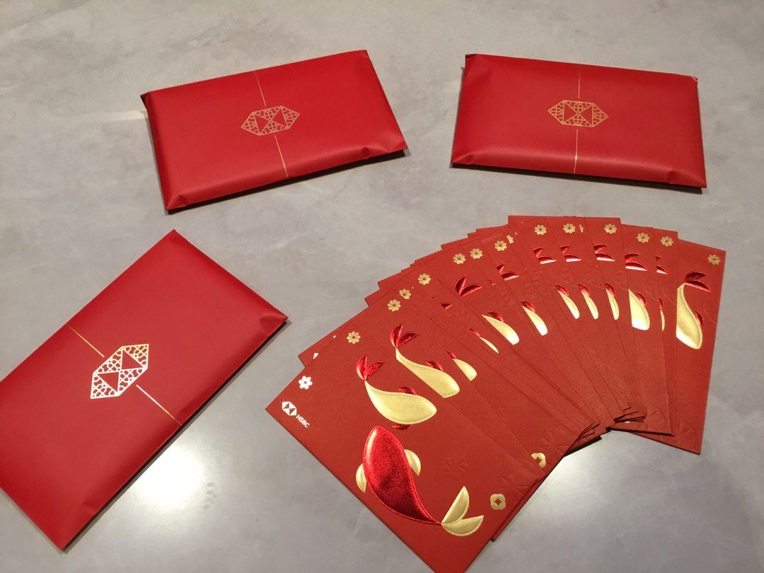 HSBC 2024 CNY Ang Pow Red Packet Hong Bao Year of the Dragon, Hobbies ...