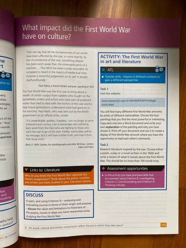 IB Diploma History Textbook Study Guide, Hobbies & Toys, Books ...