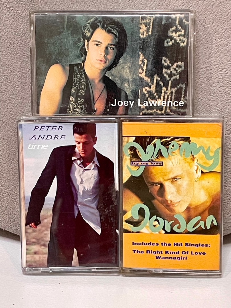Jeremy Jordan / Peter Andre / Joey Lawrence cassette tapes, Hobbies ...