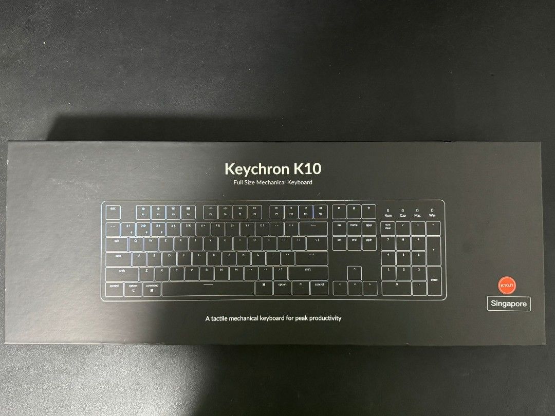 K10 Keychron mechanical wireless keyboard K10J1, Computers & Tech ...