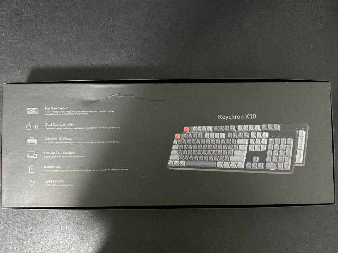 K10 Keychron mechanical wireless keyboard K10J1, Computers & Tech ...