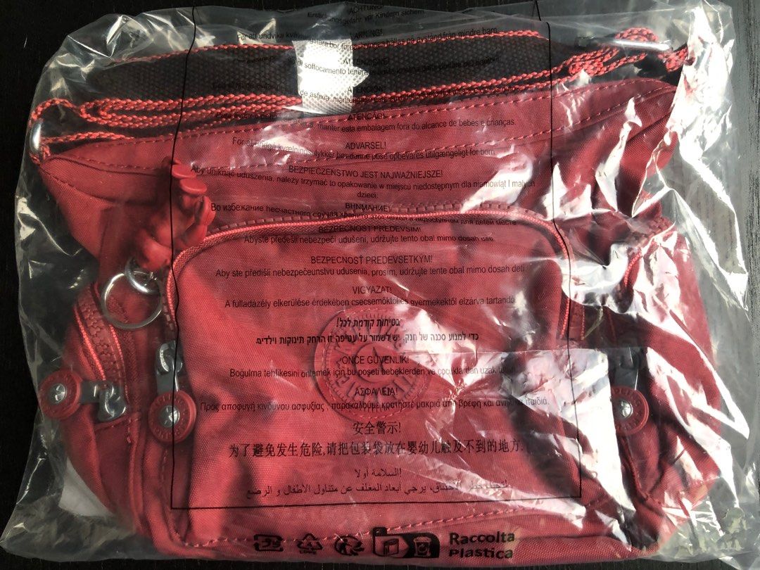 Kipling GABBIE MINI Flaring Rust Red Crossbody Bag, Women's Fashion ...