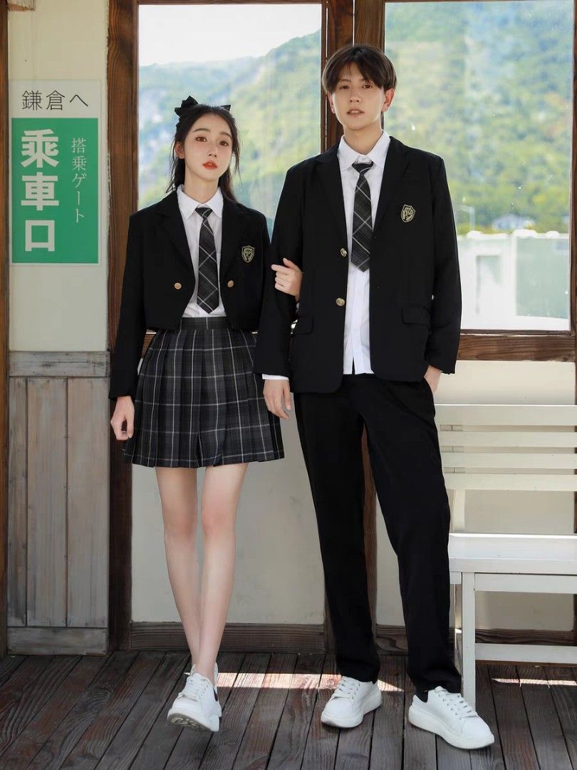 Korean Highschool Uniform (Lady only), Women's Fashion, Dresses & Sets ...