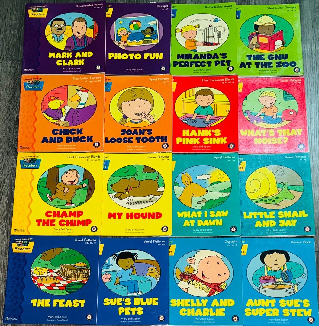 LEARNING RESOURCES Reading Rods Readers Phonics Foundation Level 2 ...