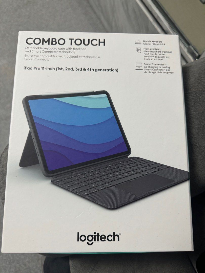 Logitech Combo Touch for IPad Pro, Computers & Tech, Parts ...