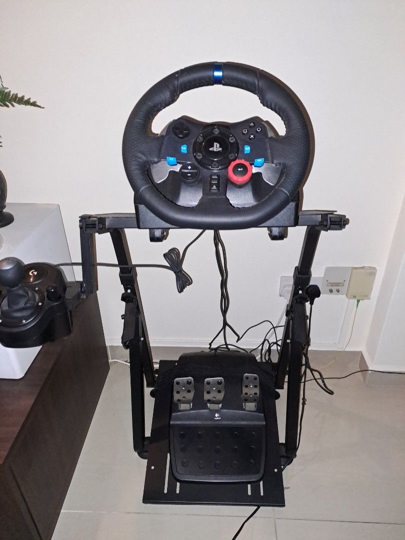 Logitech G29 w shifter w stand, Video Gaming, Gaming Accessories ...