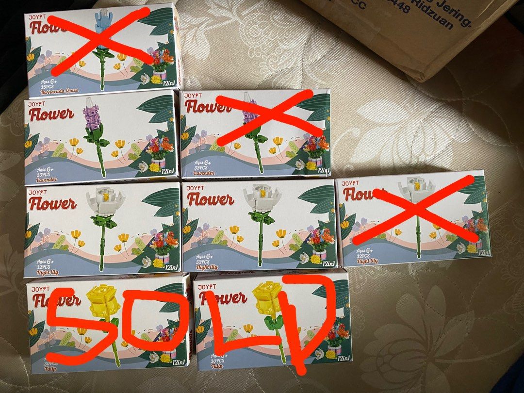 Loose lego bunga joyit flower block, Hobbies & Toys, Toys & Games on ...
