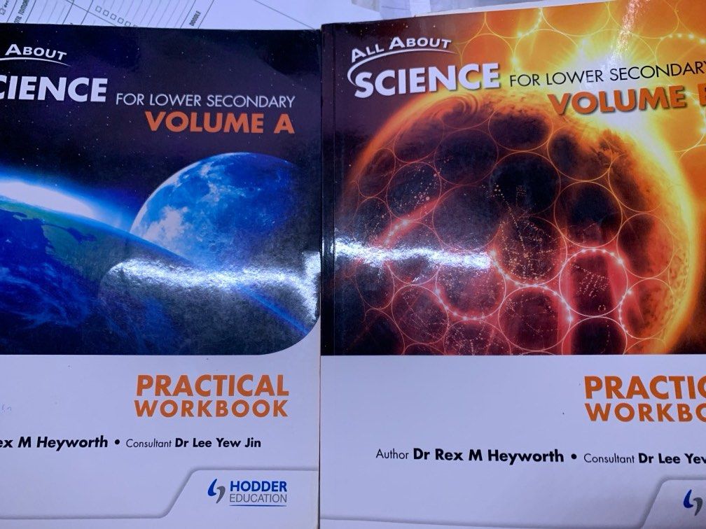 lower sec All about science vol A n B, Hobbies & Toys, Books ...