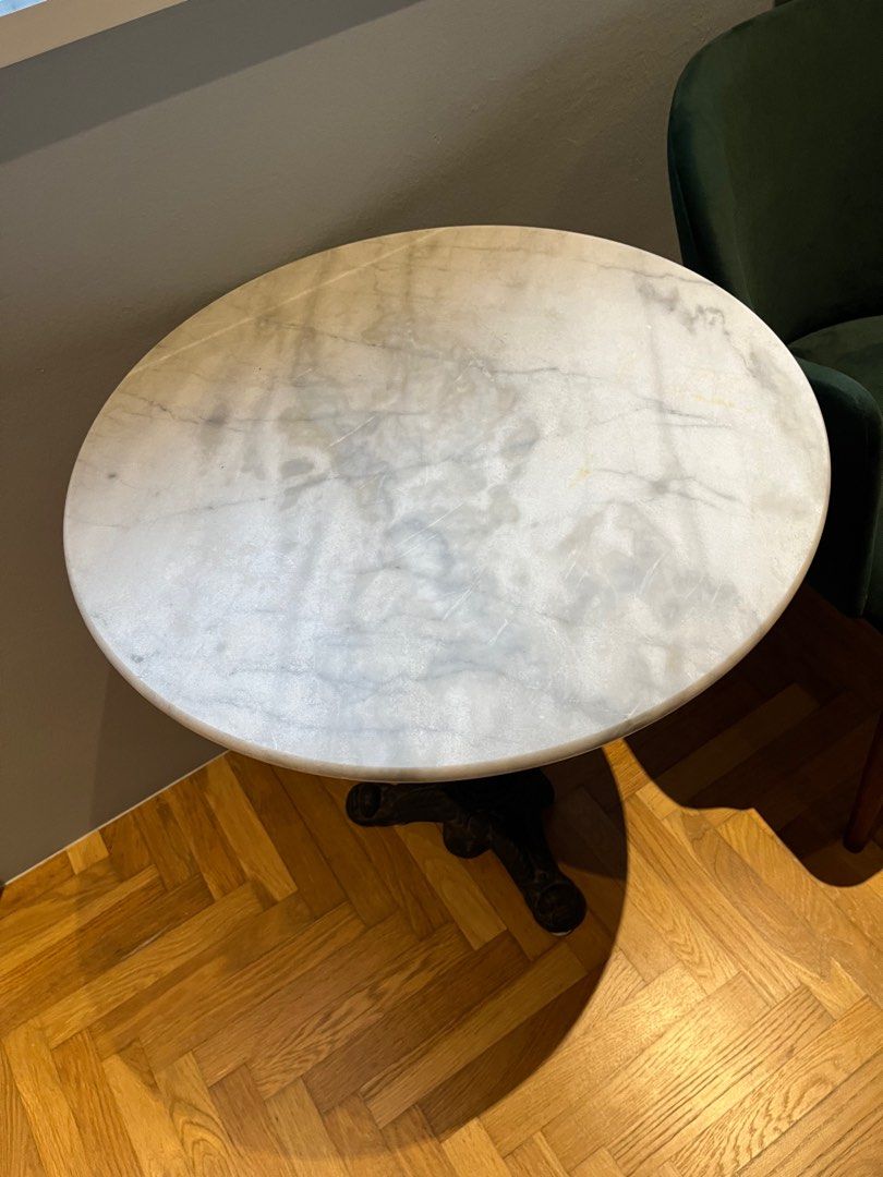Marble Round Table, Furniture & Home Living, Furniture, Tables & Sets ...