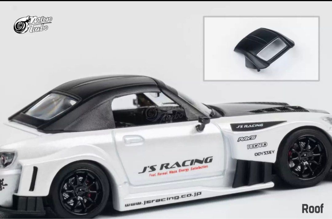 MicroTurbo S2000 Js Racing 1/64 scale tuning parts.Autoart ignition ...