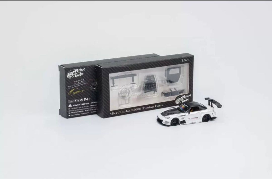 MicroTurbo S2000 Js Racing 1/64 scale tuning parts.Autoart ignition ...