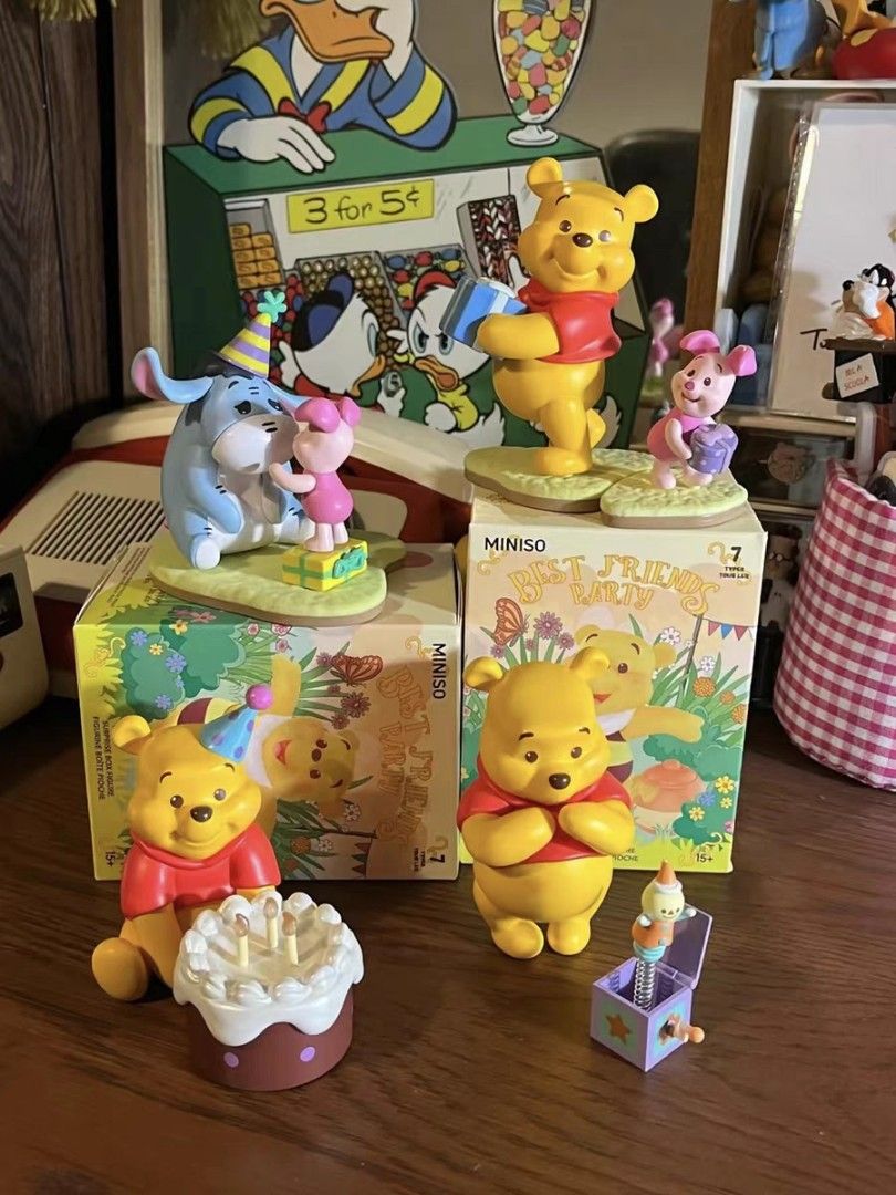 [MINISO X DISNEY] DISNEY'S WINNIE THE POOH BEST FRIENDS PARTY SERIES ...