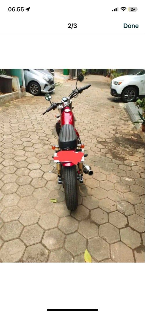 Motor honda CB modif koleksi Pribadi, Motor di Carousell