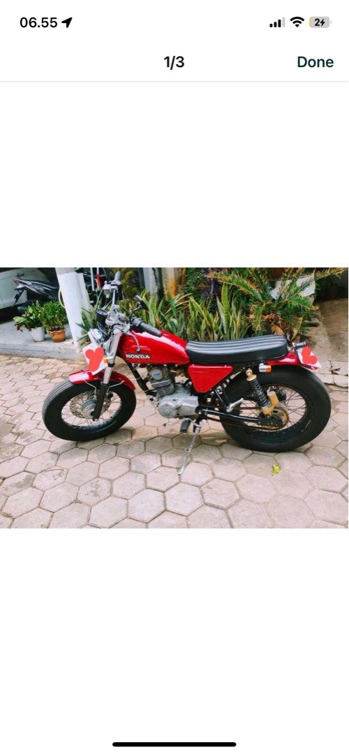 Motor honda CB modif koleksi Pribadi, Motor di Carousell