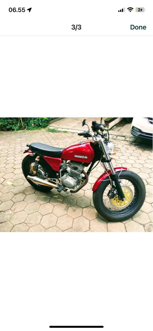 Motor honda CB modif koleksi Pribadi, Motor di Carousell