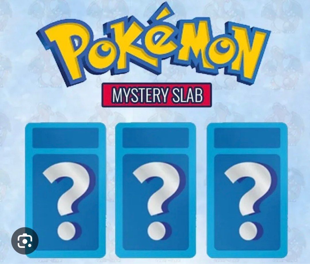 Mystery Pokemon Slab , Hobbies & Toys, Toys & Games on Carousell
