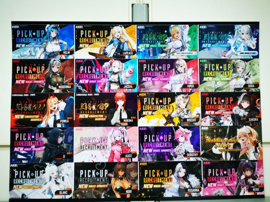 Nikke Poster collection 1, Hobbies & Toys, Books & Magazines, Comics ...