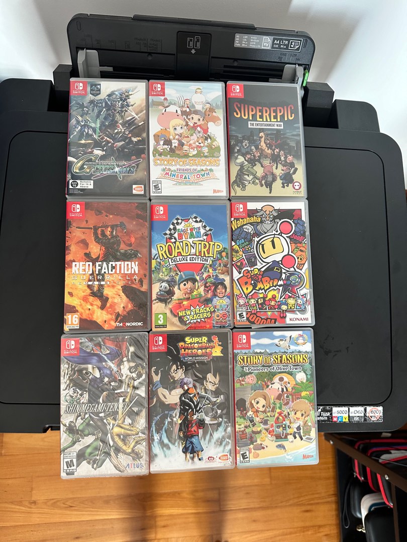 Nintendo Switch game Gundam Cross Rays / Story of Seasons Mineral town ...