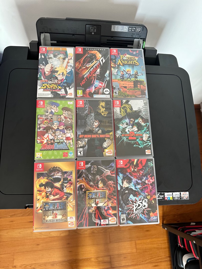 Nintendo Switch game Naruto Storm 4 / Need for Speed Hot Pursuit ...