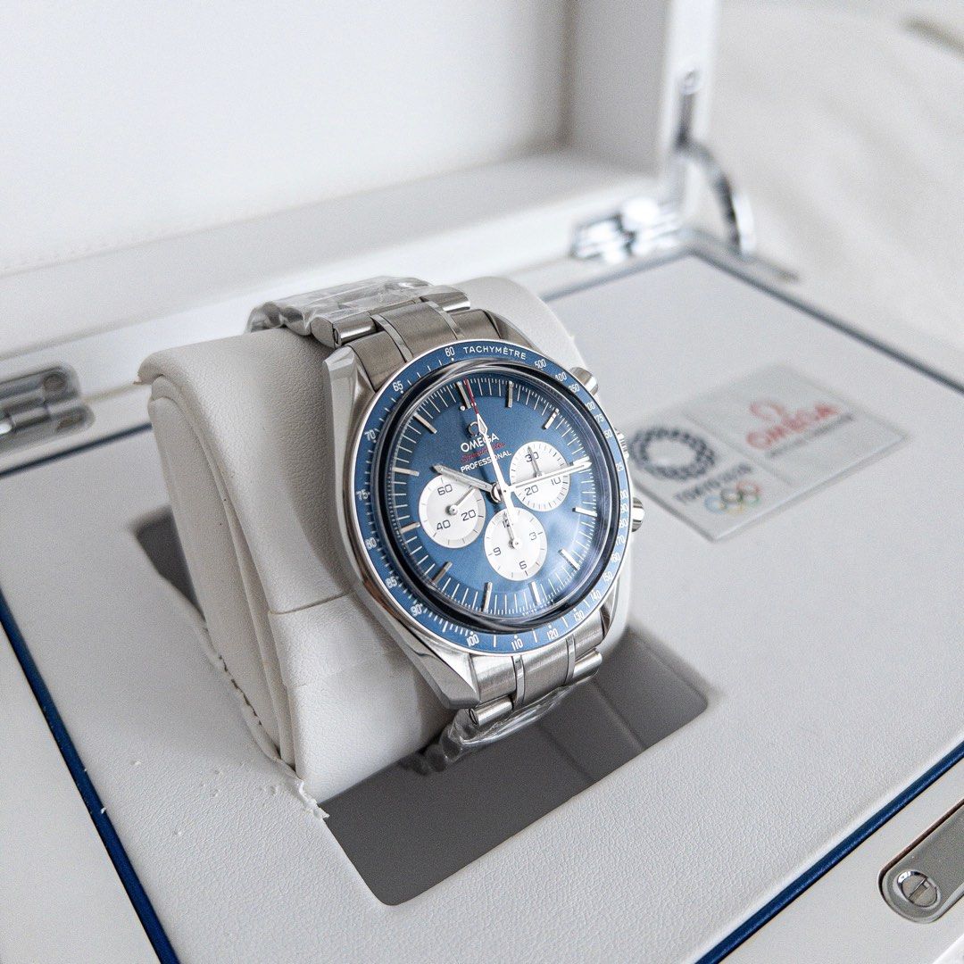 Omega Speedmaster Tokyo Olympic 2020 Limited Edition Blue Moonwatch ...
