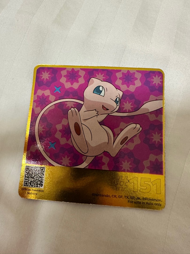 Oreo x Pokémon - #151 Mew Card, Hobbies & Toys, Memorabilia ...