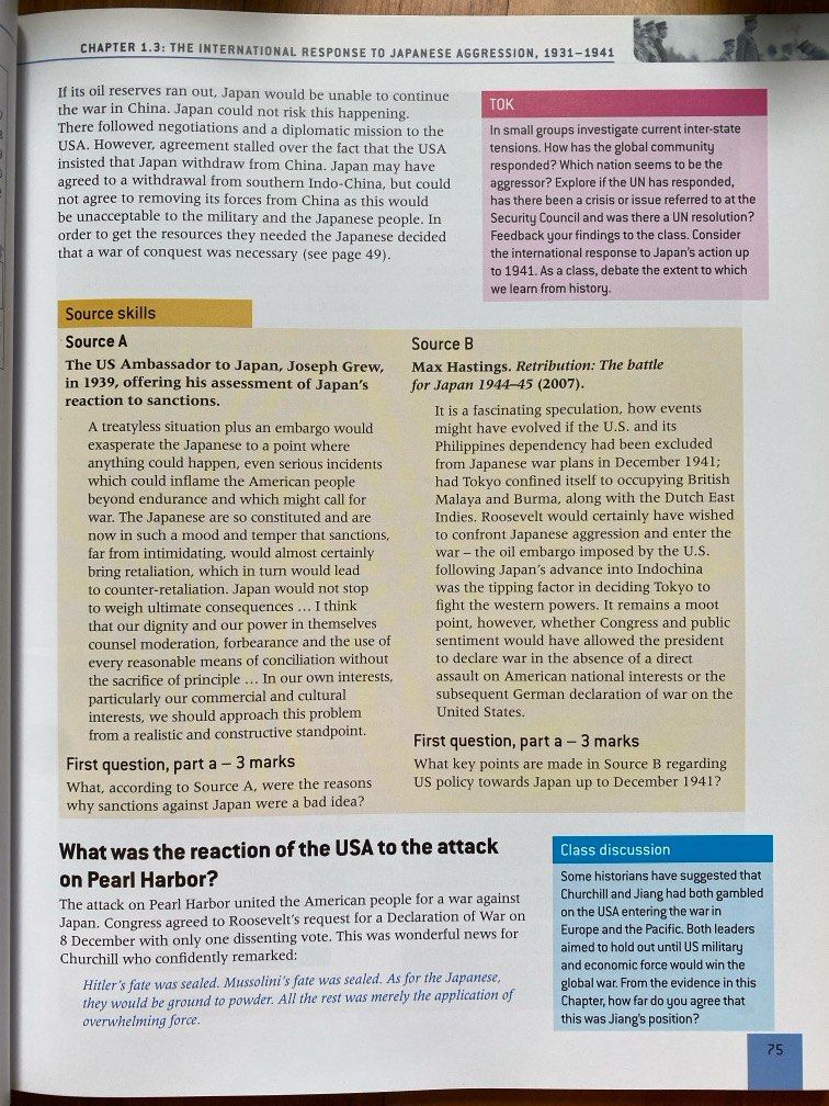 Oxford IB Diploma Programme History: The Move to Global War, Hobbies ...