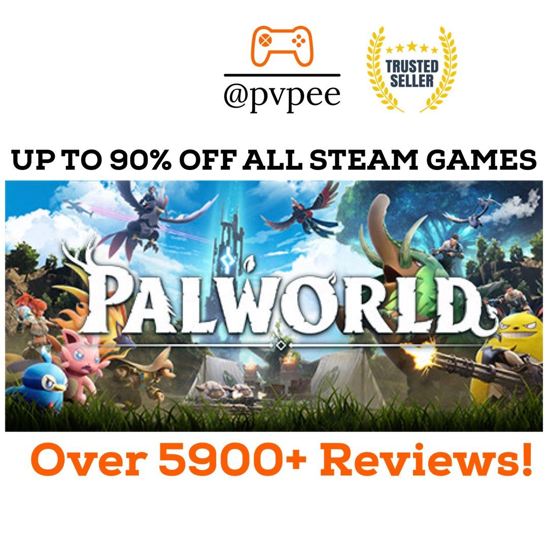 Palworld [Steam Games], Video Gaming, Video Games, Others on Carousell