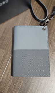 PEDRO Icon Mini Leather Card Holder - Black, Men's Fashion, Watches ...