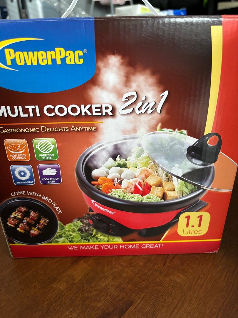 PowerPac Multi Cooker 2in1, TV & Home Appliances, Kitchen Appliances ...