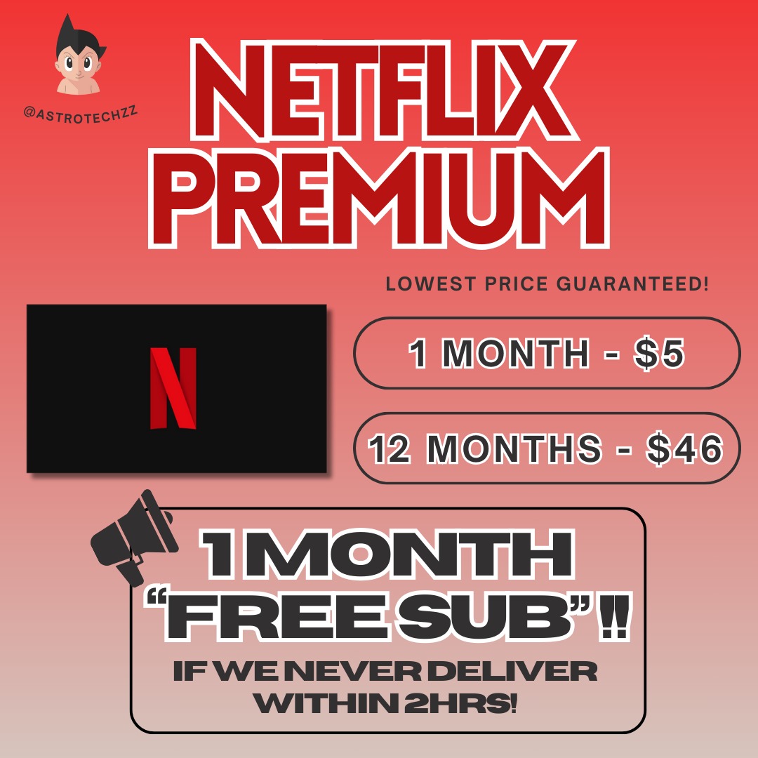 ⚡️PRICES ADJUSTED!!⚡️NETFLIX Premium 4K ULTRA HD Giftcards!, Video ...