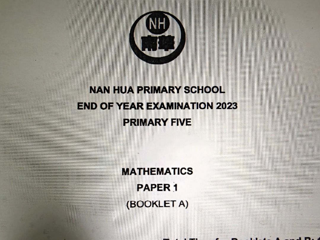 Primary 5 P5 English Chinese Math Science 2023 exam papers Soft copy ...