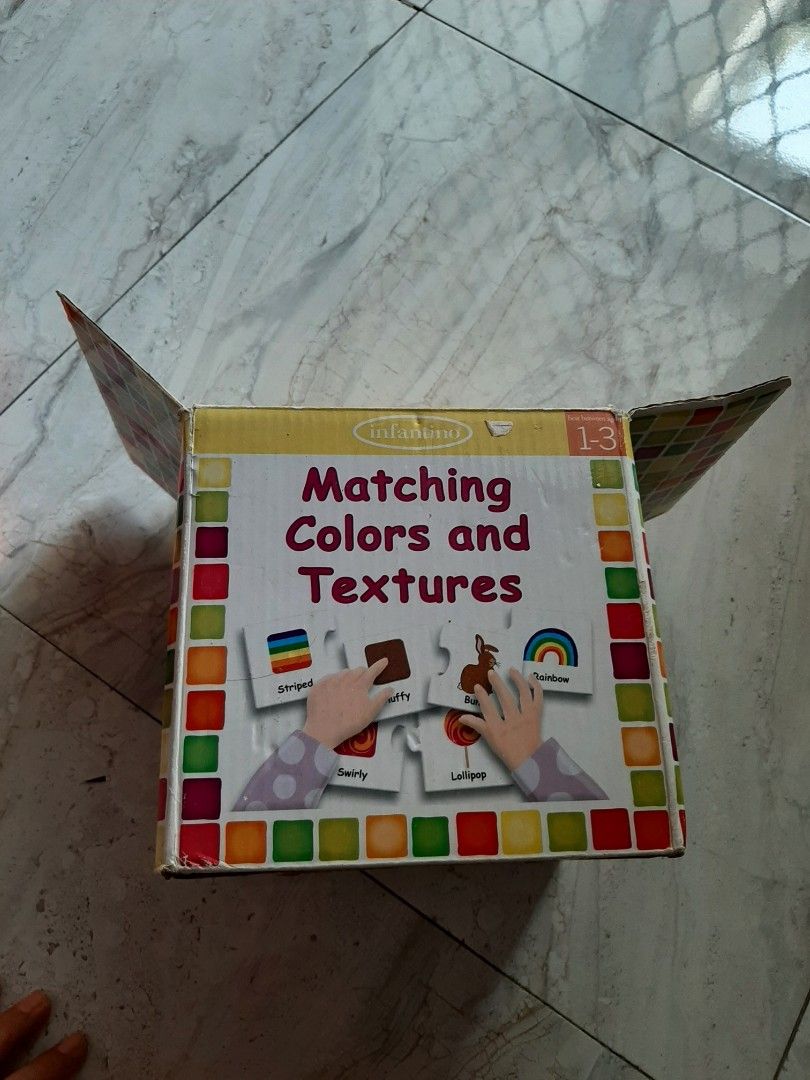 Puzzle matching colors and textures infantino, Toys & Collectibles ...