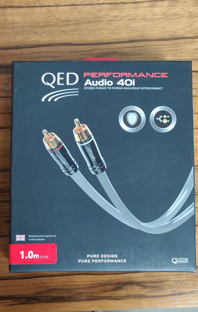 QED Performance Audio 40i interconnect cable, Audio, Other Audio ...