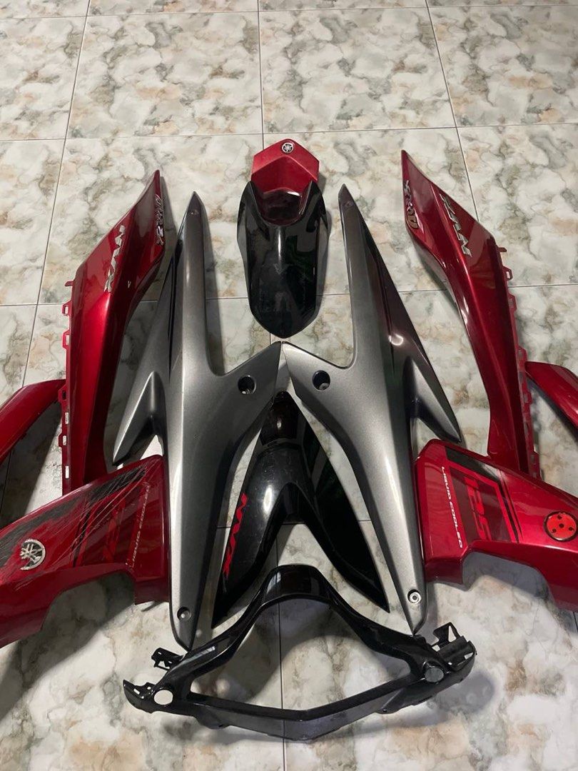 red deluxe yamaha aerox nvx v1 HLY vietnam coverset, Motorcycles ...