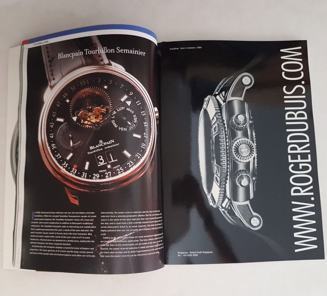 REVOLUTION, 2006 Watch Year, Horology Book on fine watches, Chronometry ...