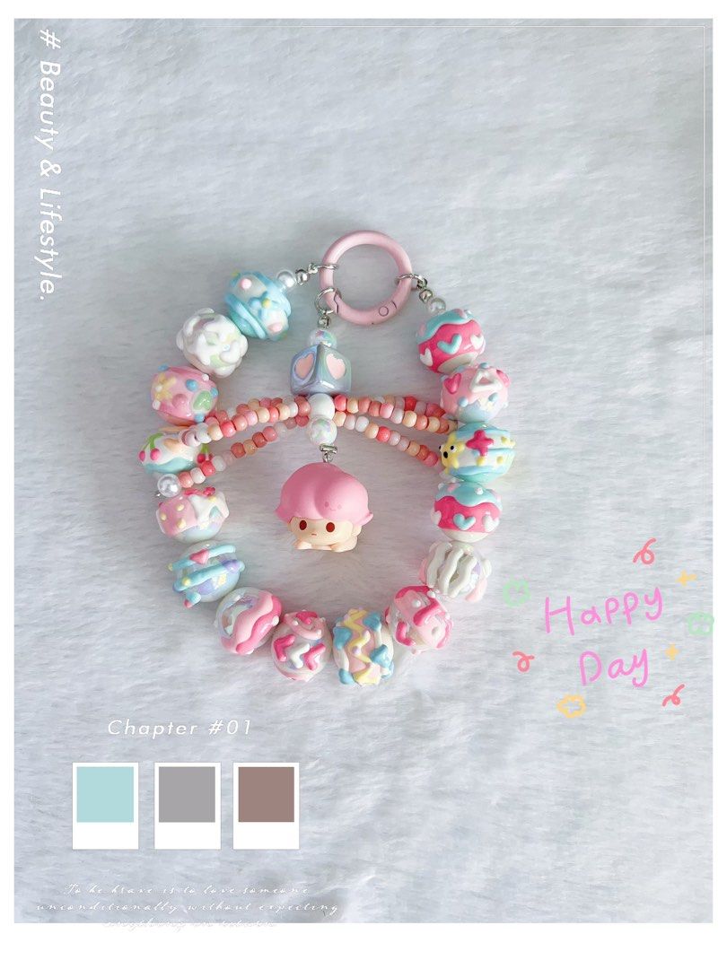 Sakura Dimoo handphone charm, Mobile Phones & Gadgets, Mobile & Gadget ...