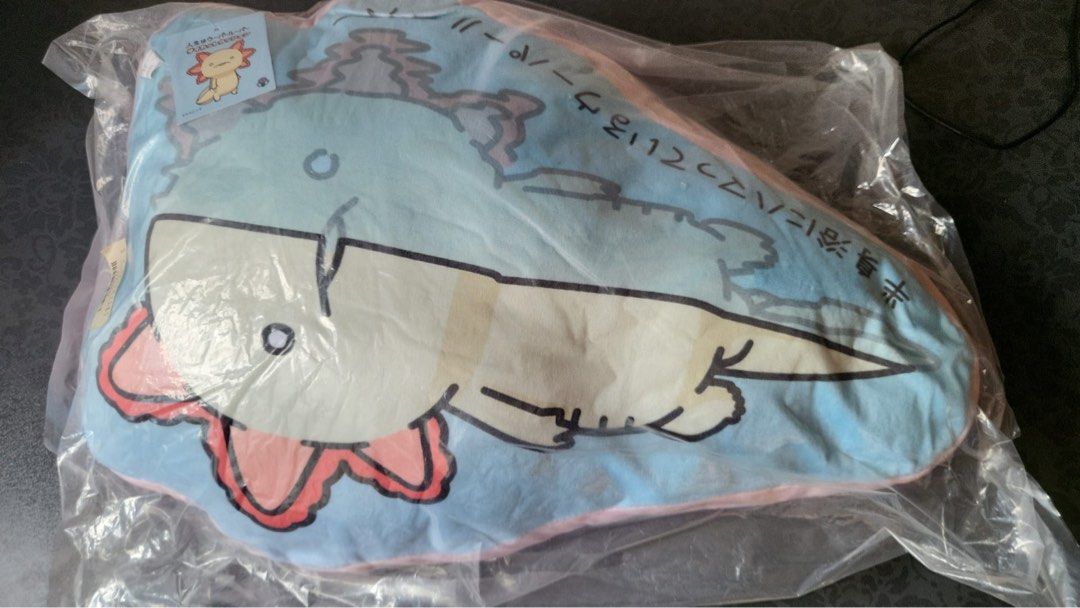 Sealed instock Authentic Toreba Japan Axolotl cute omelette soft toy ...