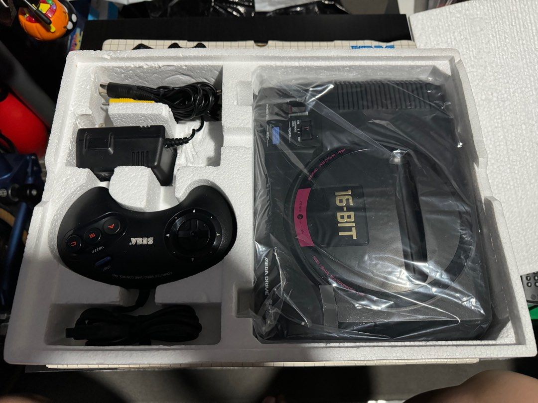 Sega Mega Drive console full set, Video Gaming, Video Game Consoles ...